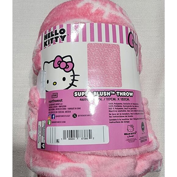 Hello Kitty | Other | Hello Kitty Throw 46 X 6 Inches Long | Poshmark